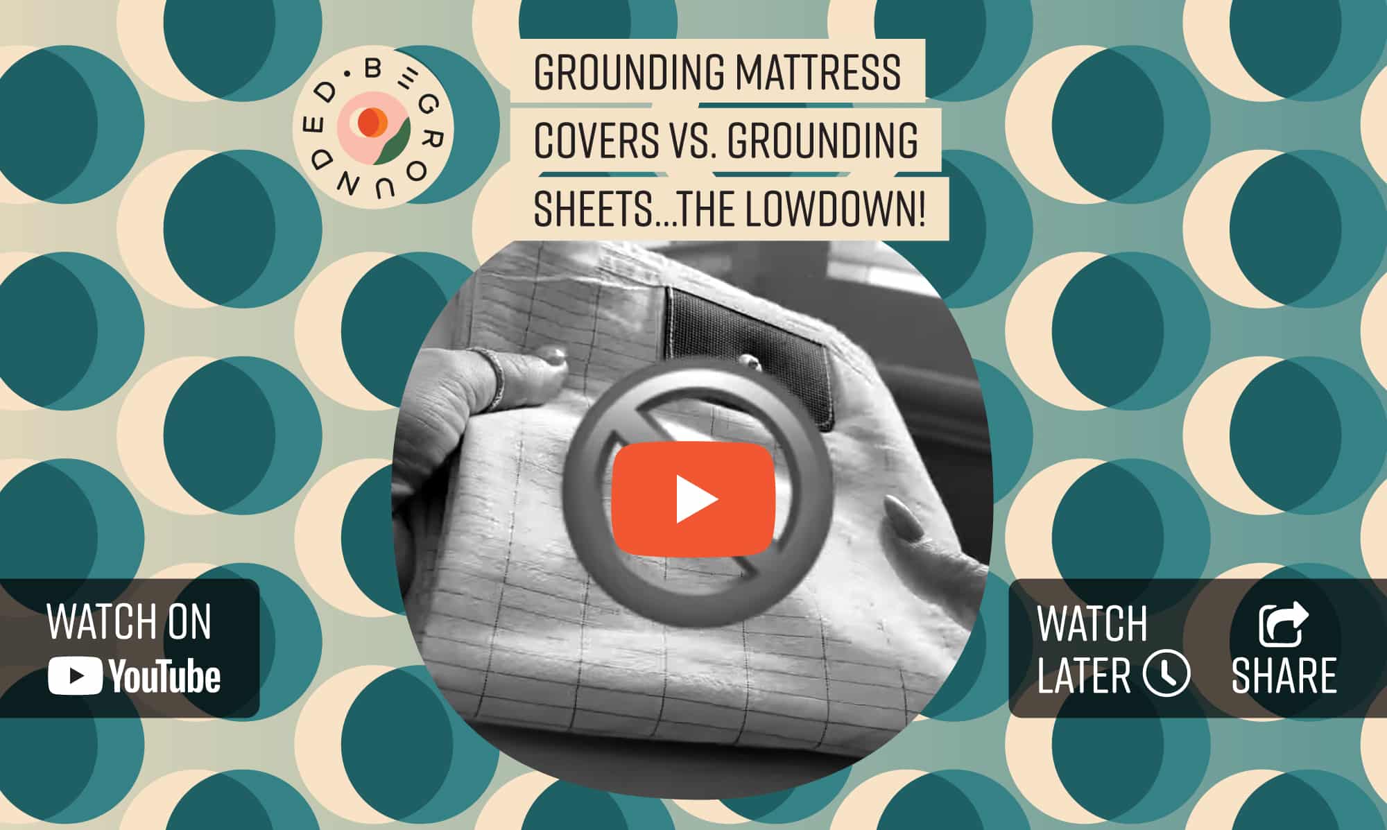Earthing® Grounding Mattress Cover Double - BeGrounded