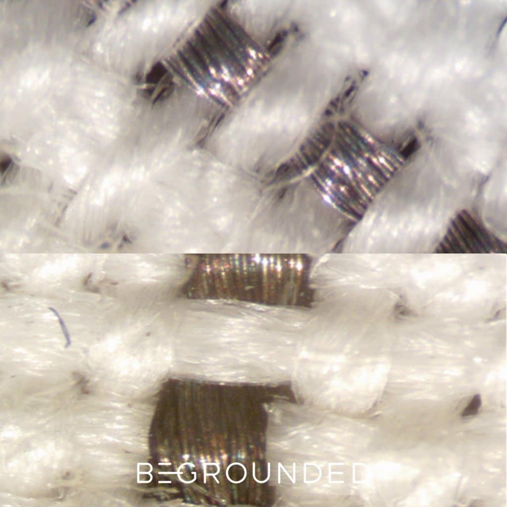 Stop Using Silver Threaded Cotton Earthing Sheets - BeGrounded